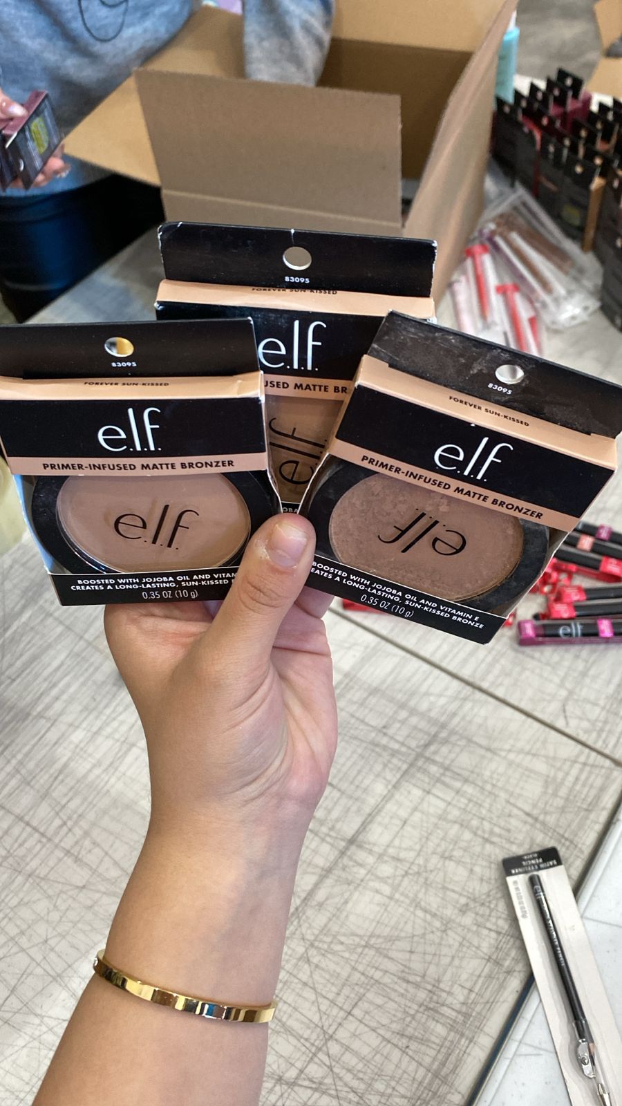 *ELF PRIMER INFUSED MATTE BRONZER*